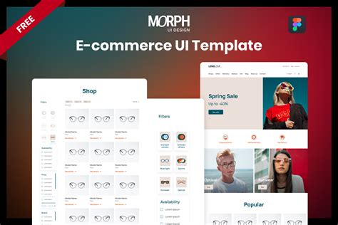 E Commerce Ui Template By Morph Ui Design Figma
