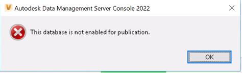Unable To Replicate Vault Professional Database Due To Message This