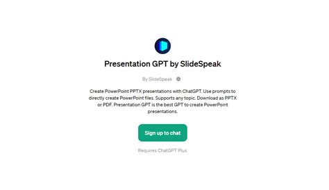 Presentation GPT By SlideSpeak Easily Create Powerpoint Files B