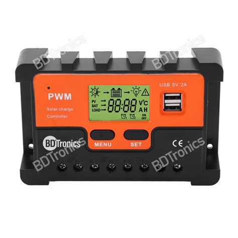 Good Quality V V A PWM Solar Charge Controller V Solar Panel Lead Acid Lithium Battery