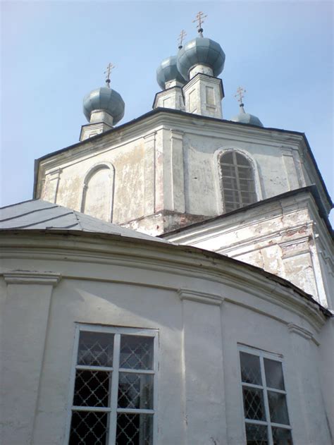 Церковь Бориса и Глеба Старово Угличский район фотография архитектурные детали