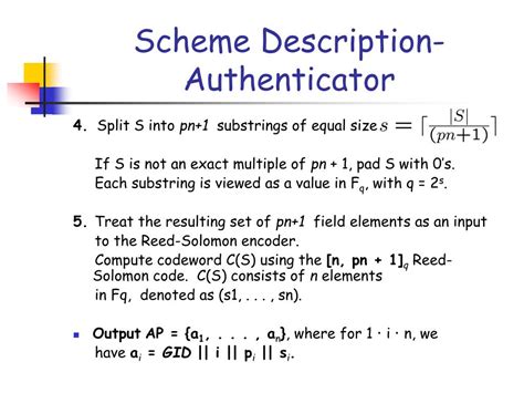 Ppt Multicast Authentication In Fully Adversarial Networks Powerpoint