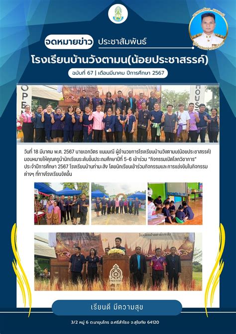 โรงเรียนบ้านวังตามน น้อยประชาสรรค์ อำเภอศรีสำโรง จังหวัดสุโขทัย Added A โรงเรียนบ้านวังตามน