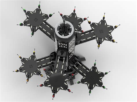 Lego Moc Micro Ship Landing Pad Tower By Thomusbean Rebrickable