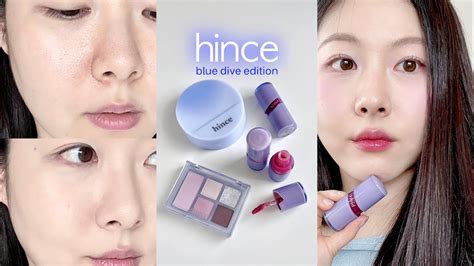 이벤트˖ ⁺⑅청량한 썸머 라일락 코어 메이크업 💜 힌스 블루 다이브 에디션 전 컬러 리뷰and발색 영이 Youtube