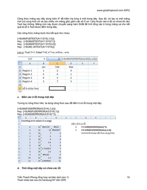 Arrays Formulas Rev1 Pdf
