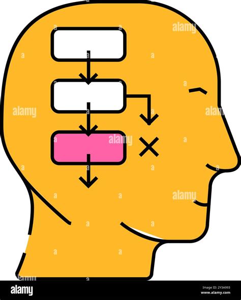 Logic Math Science Education Icon Color Illustration Stock Vector Image