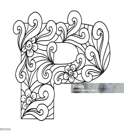 착 색에 편지 P입니다 벡터 장식 개체그림 컴퓨터 드레스 레이스섬유 번호 서명 개념에 대한 스톡 벡터 아트 및 기타 이미지 개념 개성 개념 그리기 Istock