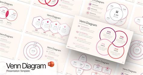 Процентная диаграмма Венна Шаблоны презентаций Включая венна и визуальный Envato