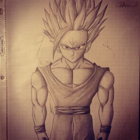 Found This Teen Ssj Gohan I Drew The Cell Saga Had To Be My Favorite From DBZ What About You