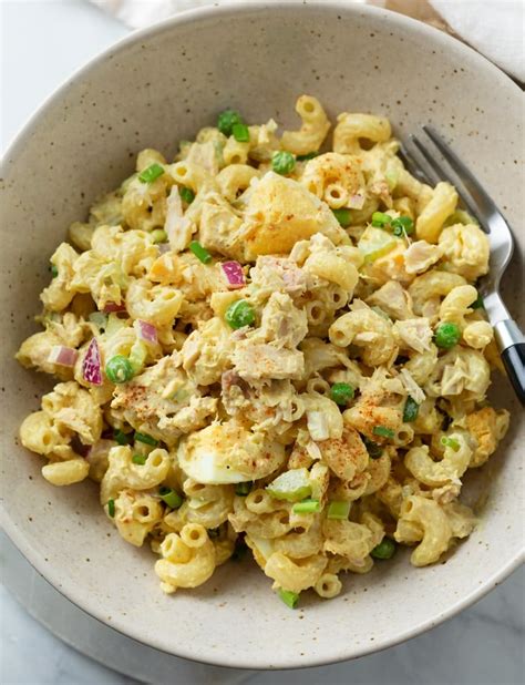 Tuna Pasta Salad Recipe With Egg At Mia Stanfield Blog
