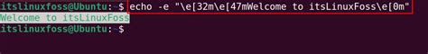 How To Change The Output Color Of Echo In Linux Its Linux FOSS