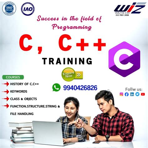Wiztech Automation Solutions On Linkedin Cprogramming Cprogramminglanguage Cprogramtraining