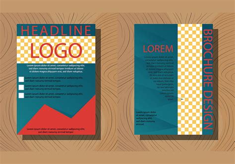 브로셔 전단지 디자인 레이아웃 템플릿 크기 벡터의 집합 Eps Ai Uidownload