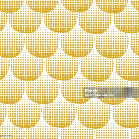골든 원활한 벡터 배경 질감 원입니다 흰색 바탕에 황금 점입니다 추상적인 기하학적 배경입니다 점선된 원 패턴입니다 포장 웹 배경 그래픽 일러스트 0명에 대한 스톡 벡터 아트