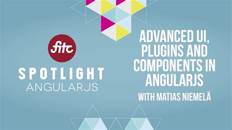 advanced ui plugins and components in angularjs youtube