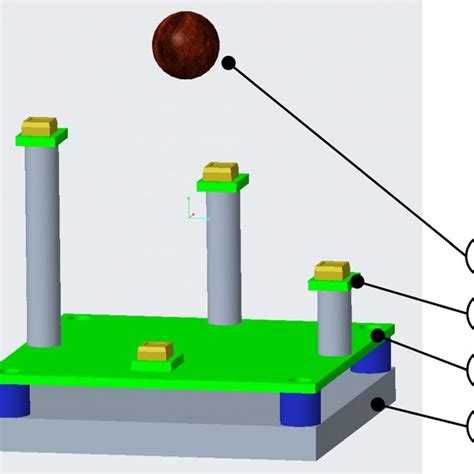 Three Dimensional Sketch Of The Proposed Sensing Device 1 Base Plate