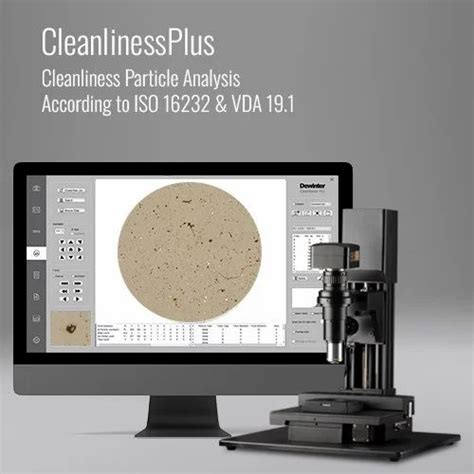 Particle Size Analysis Cleanliness Particle Analyzer Model Cleanliness Plus Manufacturer
