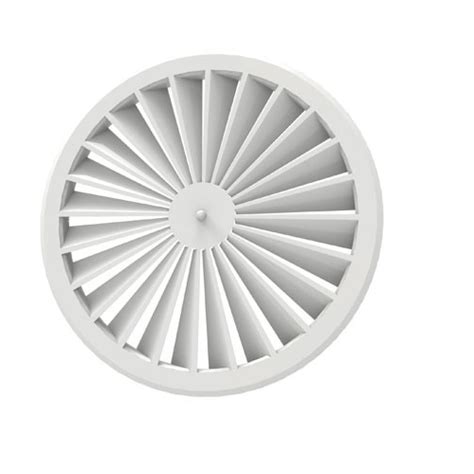 Aluminium Swirl Diffuser Shape Circular Round Size Inch At Rs Unit In New Delhi