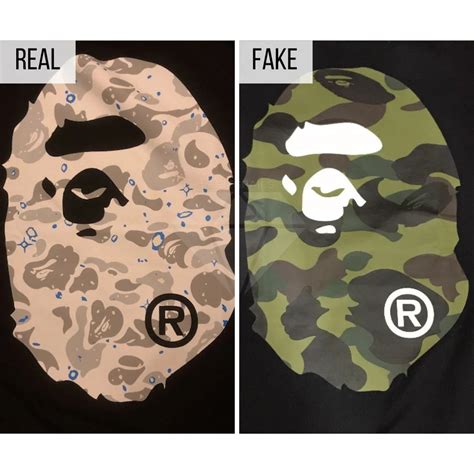 How To Spot A Fake Bape Teebape T Shirt Legitgrails