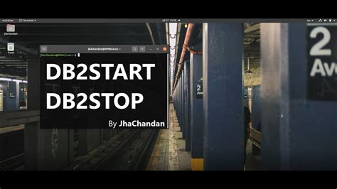 how to stop and start db2 services youtube