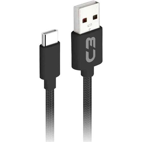 Cabo Dados Usb Tipo C C Tech Am M Cb C Bkx Preto