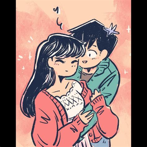 Hugging Komi By Kisskisstine R Komi San
