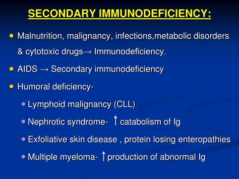 Ppt Immunodeficiency Diseases Powerpoint Presentation Free Download