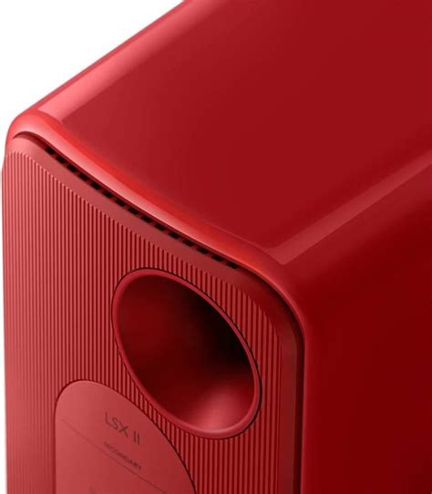 Kef Lsx Ii Wireless Bookshelf Speakers Red Active Speakers Tv Pc Gaming Hdmi Buy