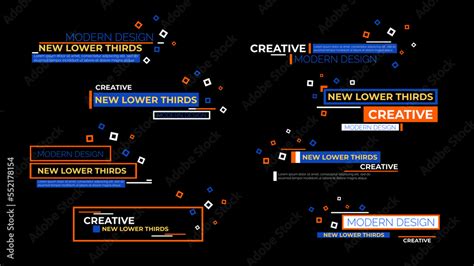 Opener Frame Lower Thirds Stock Template Adobe Stock