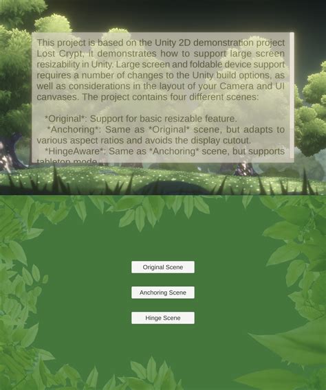 让您的 Unity 游戏在所有外形规格的设备上表现出色 Android Game Development Android Developers