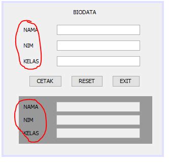 MFR Membuat Form Biodata Di Netbeans