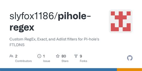 Github Slyfox1186pihole Regex Custom Regex Exact And Adlist