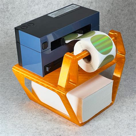 Thermal Label Printer Stand 3d Printable Stl File Etsy