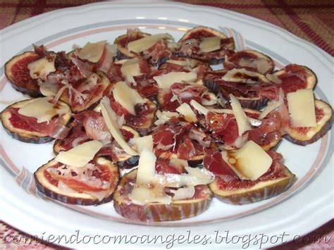 Comiendo Como Angeles Carpaccio De Higos Con Jamón Ibérico