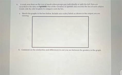 Solved Descriptive Statistics For One Quantitative Variable