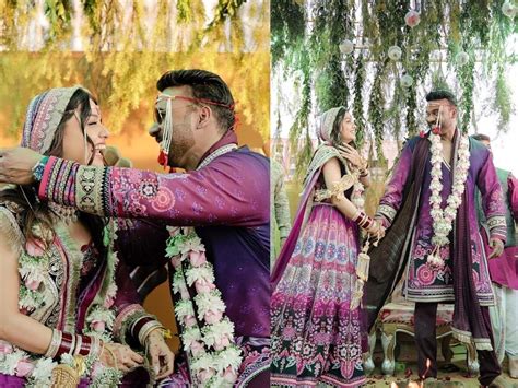 Divya Agarwal Tie The Knot With Apurva Padgaonkar Couple Shares Wedding