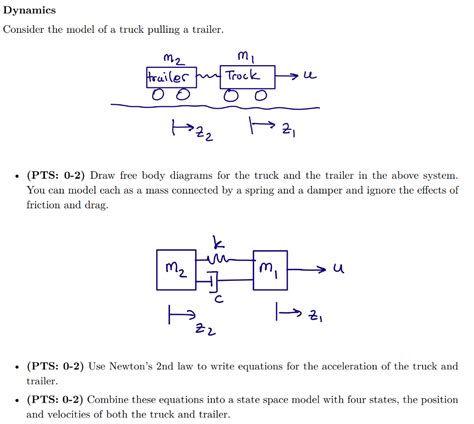 State Space Models Consider The State Space Model Of