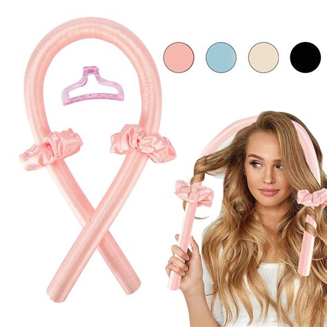 Heatless Hair Curlers For Long Hair Soft Foam Curling Rod Headband
