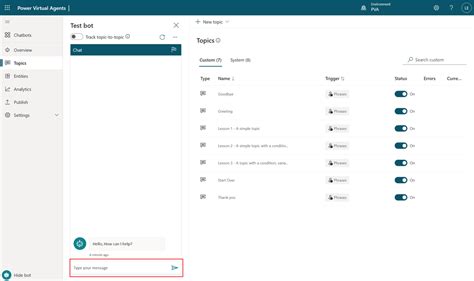 Test Your Microsoft Copilot Studio Bot Microsoft Copilot Studio
