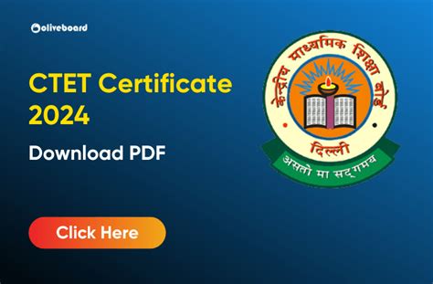 Ctet Certificate 2024 Check Steps To Download Certificate