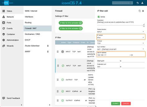 Restrict Or Deactivate Ip Filter Firewall Rules It Security