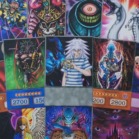 20pcsset Yugioh Yami Bakura Ryou Main Cards Zombie Fiend Series Anime