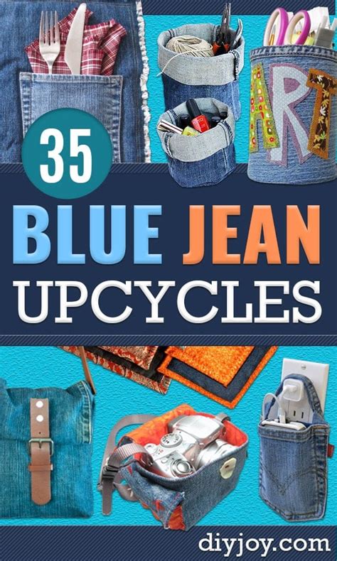 35 Blue Jean Upcycles You Can Make For Next To Nothing Diy Joy
