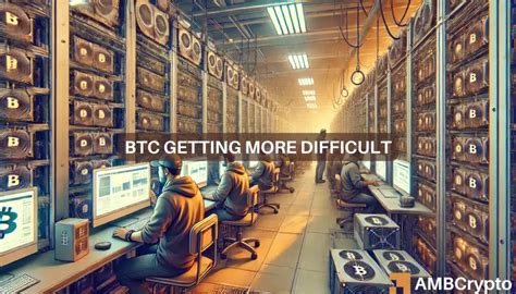 Understanding Bitcoin Price Dynamics Amid Record High Network Difficulty Ambcrypto