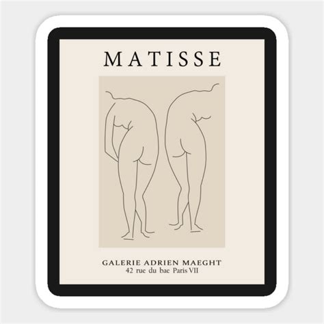 Two Naked Women Matisse Style Matisse Line Art Henri Matisse