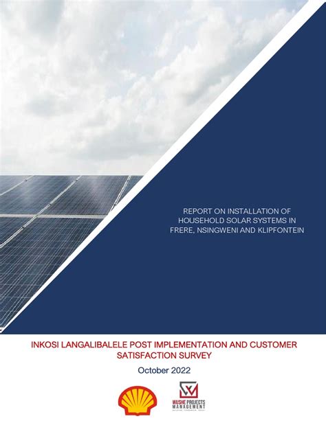 Customer Satisfaction And Post Implementation Survey Report Pdf Survey Methodology