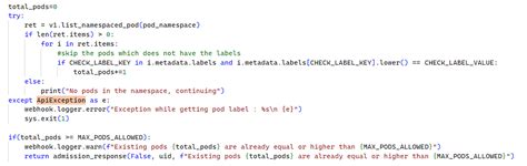 Pod Count Controller — Using Validation Webhook In Kubernetes In Python