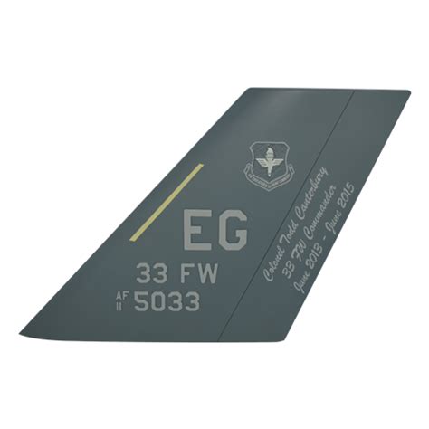 33 Fw F 35 Lightning Ii Tail Flash Custom F 35 Tail Flash Plaque