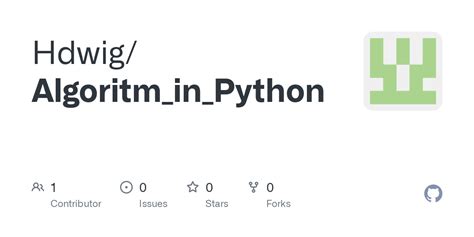 GitHub Hdwig Algoritm In Python